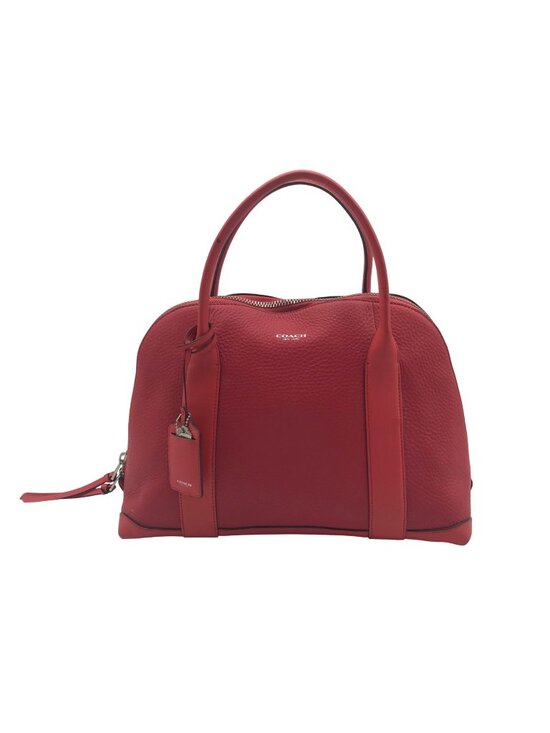 Coach | Bags | Coach Coral Pebbled Leather Bleecker Preston Satchel Bag ...